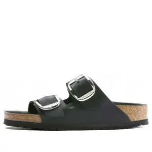 BIRKENSTOCK Arizona Double-buckle Sandals - Black/silver/sand