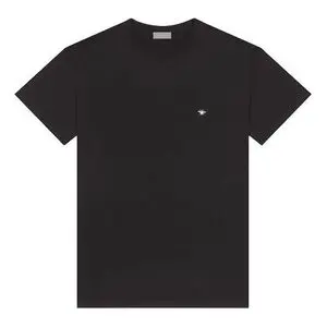 Dior Bee Embroidered Short Sleeve T-shirt - Black