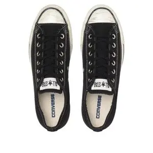 CONVERSE Chuck Taylor All Star Aged Distressed Low Top Sneakers - Black