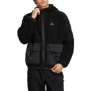 Adidas Logo Hr4440 Fleece Jacket