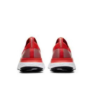 Nike React Infinity Run Flyknit Athletic Sneakers - Red/silver