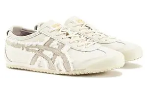 Onitsuka Tiger Mexico 66 Distressed Sneakers - Cream/birch