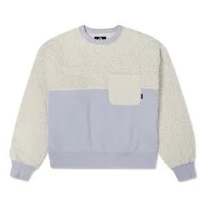 CONVERSE Lambswool Splicing Pullover - White