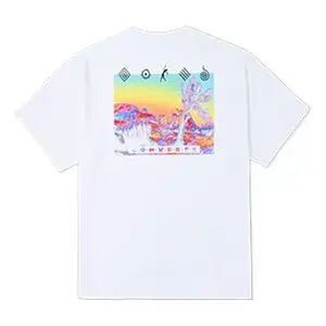 CONVERSE Inverted Desert Graphic T-shirt Asia Sizing - White