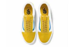 VANS Old Skool "skate" Sneakers - White/yellow/blue