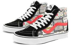 VANS Sk8-hi Reissue Moroccan Tile Check Sneakers - Black