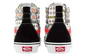 VANS Sk8-hi Reissue Moroccan Tile Check Sneakers - Black