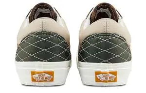 VANS Old Skool "mixed Utility Checkerboard" Lace-up Sneakers - Khaki/green/brown