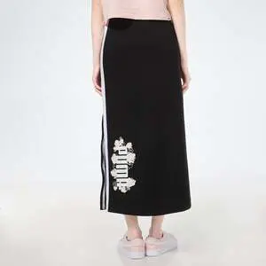 PUMA Logo Printing Half Body Long Skirt