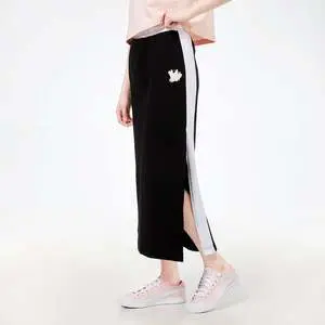 PUMA Logo Printing Half Body Long Skirt