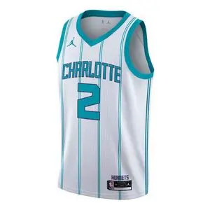 JORDAN Nba Charlotte Hornets 2021/22 Lonzo Ball Jersey #2 - Blue