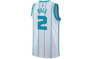 JORDAN Nba Charlotte Hornets 2021/22 Lonzo Ball Jersey #2 - Blue