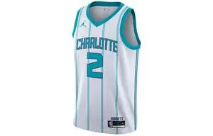 JORDAN Nba Charlotte Hornets 2021/22 Lonzo Ball Jersey #2 - Blue