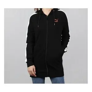 PUMA Hooded Zip-up Casual Jacket - Black