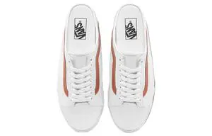 VANS Style 36 Mule "white Bombay Brown - White/orange