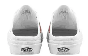 VANS Style 36 Mule "white Bombay Brown - White/orange