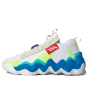 Adidas Exhibit B Basketball Sneakers - White/blue