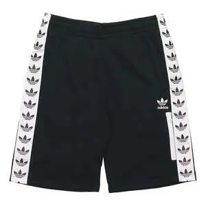 Adidas Originals Side Webbing Logo Sports Shorts - Black