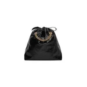Balenciaga Crush Small Tote Bag - Black