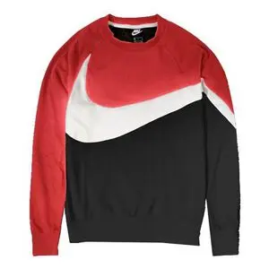 Men's Nike Black Red Hoodie Sweatshirts Hoodies