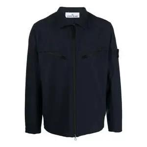 Stone Island STONE ISLAND Light Soft Shell-R Jacket Navy