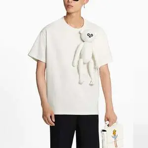 LOUIS VUITTON Ss21 Doll Pendant Crewneck Short Sleeve For