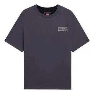 LI-NING Love Nature Graphic T-shirt 'grey Black