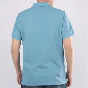 Nike Lapel Short Sleeve Polo Shirt - Blue