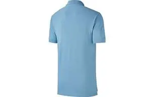 Nike Lapel Short Sleeve Polo Shirt - Blue