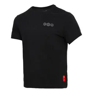 Nike Dri-fit Kyrie Logo Print Basketball Crew-neck Short Sleeve - Black