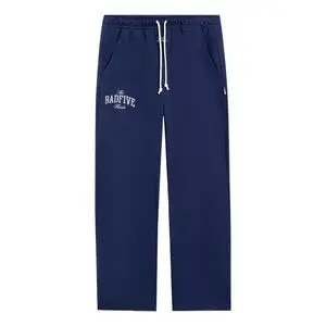 LI-NING Li-ning Badfive Graphic Straight Sweatpants 'navy' Navy/white