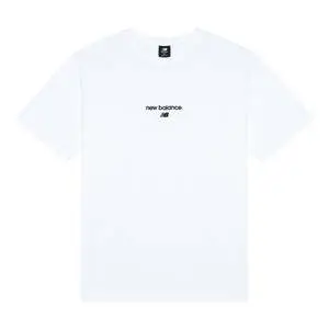 NEW BALANCE Logo T-shirt - White/black