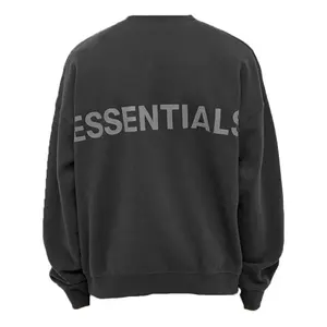 Fear Of God Reflective Logo Sweatshirt - Black