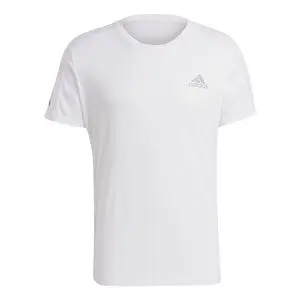 Adidas Own The Run Reflective Crewneck Short Sleeve T-shirt - White
