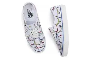 VANS Factory Authentic 44 Dx Low Top Sneakers - White/red
