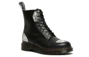 Dr. Martens 1460 Combat Boots With Metal Detailing