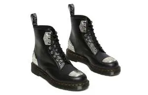Dr. Martens 1460 Combat Boots With Metal Detailing