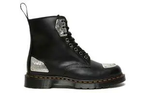 Dr. Martens 1460 Combat Boots With Metal Detailing