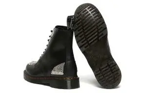 Dr. Martens 1460 Combat Boots With Metal Detailing