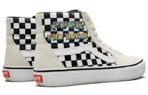 VANS Supreme X Sk8-hi 'fuck The World - White