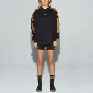 Adidas X Ivy Park Long Sleeve Sweatshirt With Striped Accents