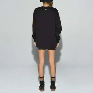 Adidas X Ivy Park Long Sleeve Sweatshirt With Striped Accents