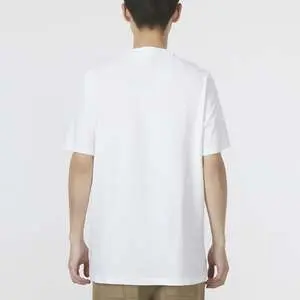 Adidas Large Logo Printing Casual Round Neck Short Sleeve White