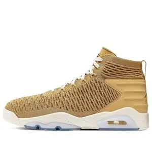 JORDAN Flyknit Elevation 23 High Top Sneakers - Wheat