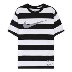 Nike Swoosh Stripe T-shirt - Whiteblack