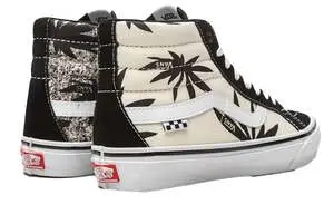 VANS Skate Sk8-hi Reissue 'grosso 88 Black Palms' High Top Sneakers - Black/white