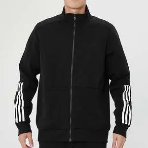 Adidas Track Jacket With Logo And Stripes