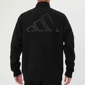 Adidas Track Jacket With Logo And Stripes