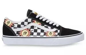 VANS Parks Project X Old Skool Capsule Collection Checkerboard Sneakers - Black