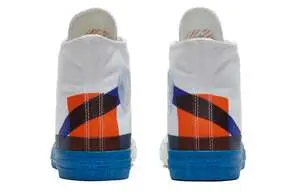 CONVERSE Chuck Taylor All Star High Top Canvas Sneakers - White/blue